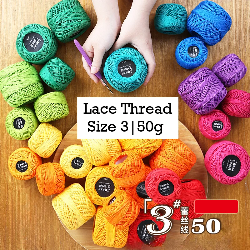 Size-3-Lace-Thread-for-DIY-Crochet-Hat-Scarf-Hand-Knitting-Sewing ...