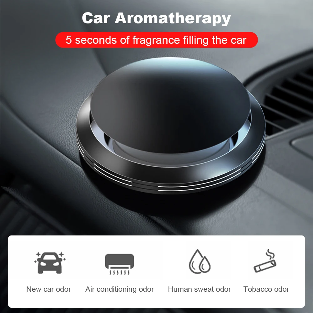 Solar-Rotating-Car-Air-Freshener-Fragrance-Car-Aromatherapy-Perfume ...