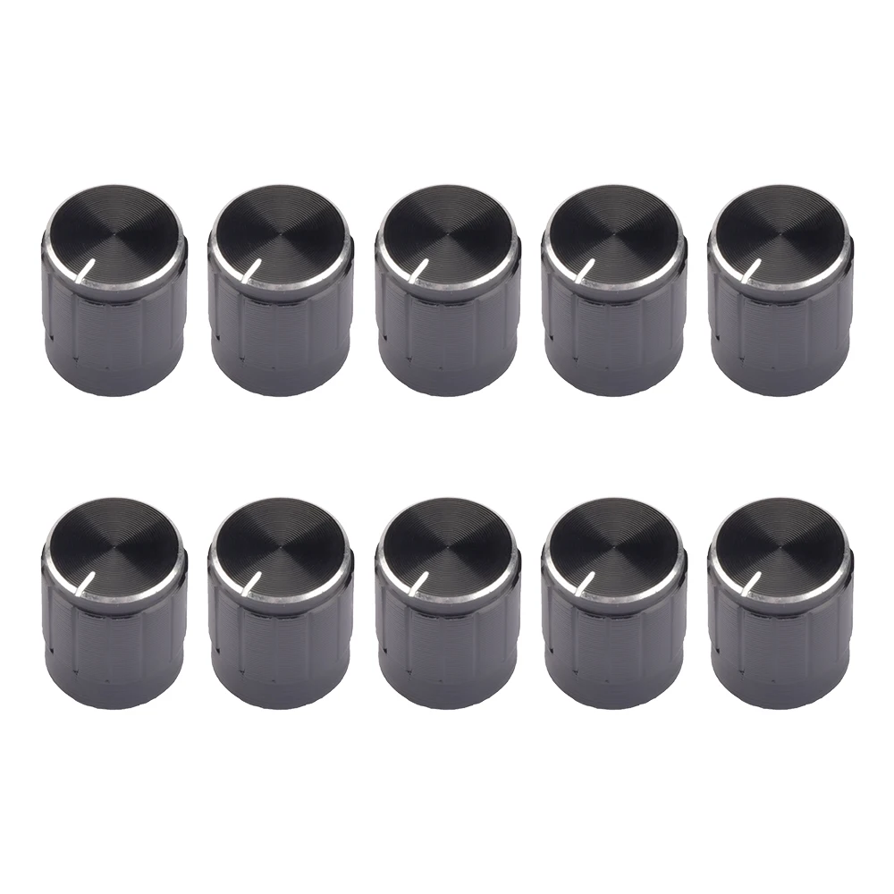 1-5-10-PCS-Aluminum-Alloy-Potentiometer-Knob-Cap-Volume-Control-Knob ...