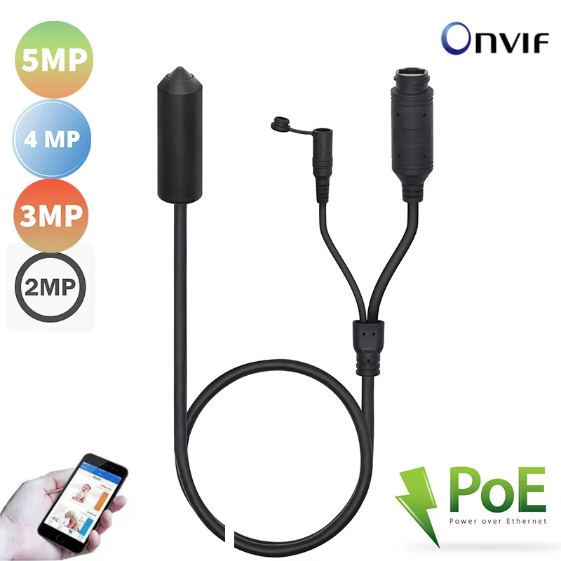 5MP 4MP 3MP 2MP POE Power Mni Covert IP Camera Surveillance Network ...