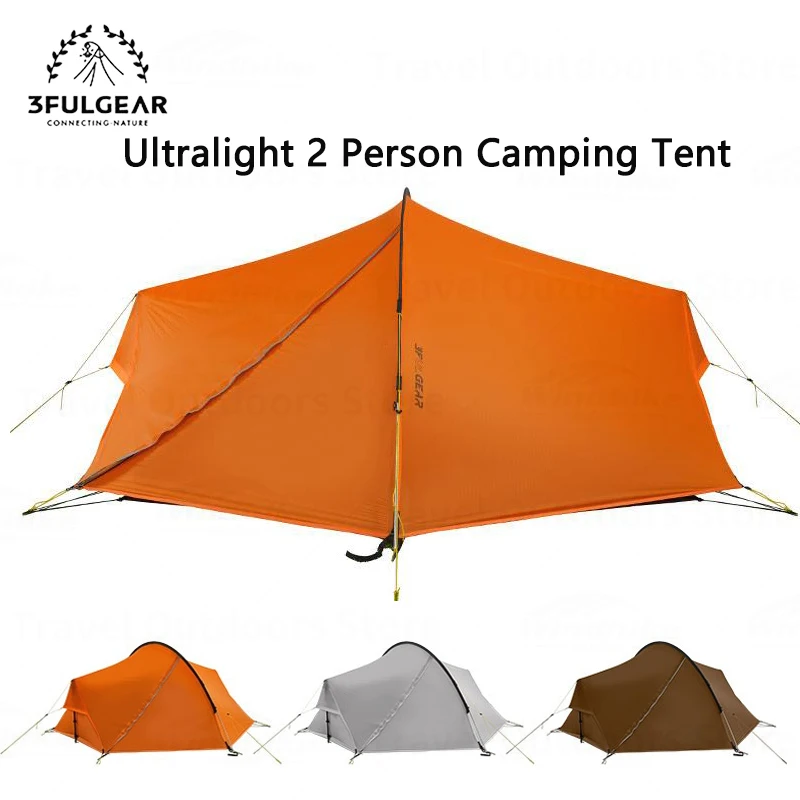 3F-UL-GEAR-Puffer-Camping-Double-Layer-Tent-2-People-Outdoor-Climbing ...