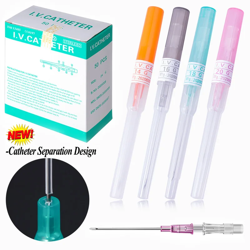 1pc-Sterilize-Catheter-Needles-Body-Piercing-Tool-Surgical-Steel-Tattoo ...
