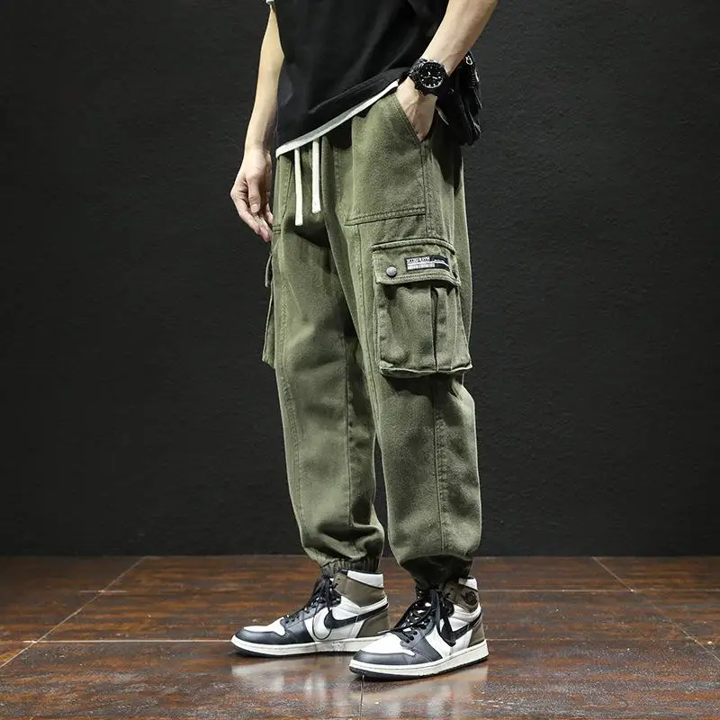 Work-clothes-pants-Men-s-sports-loose-high-street-casual-pants-Trend ...