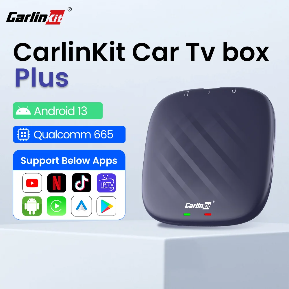 Carlinkit 플러스 박스, 안드로이드 13 카플레이, 안드로이드 자동 무선 안드로이드 TV 박스, Carlinkit Pro ...