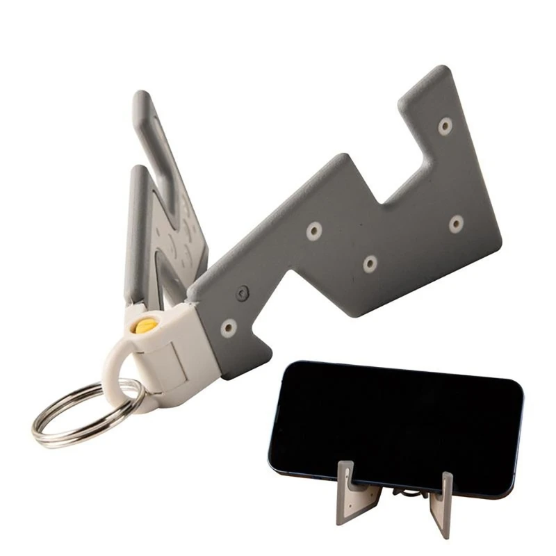 Cell-Phone-Stand-Creative-Keyring-Universal-Desk-Support-Holder-Bracket ...
