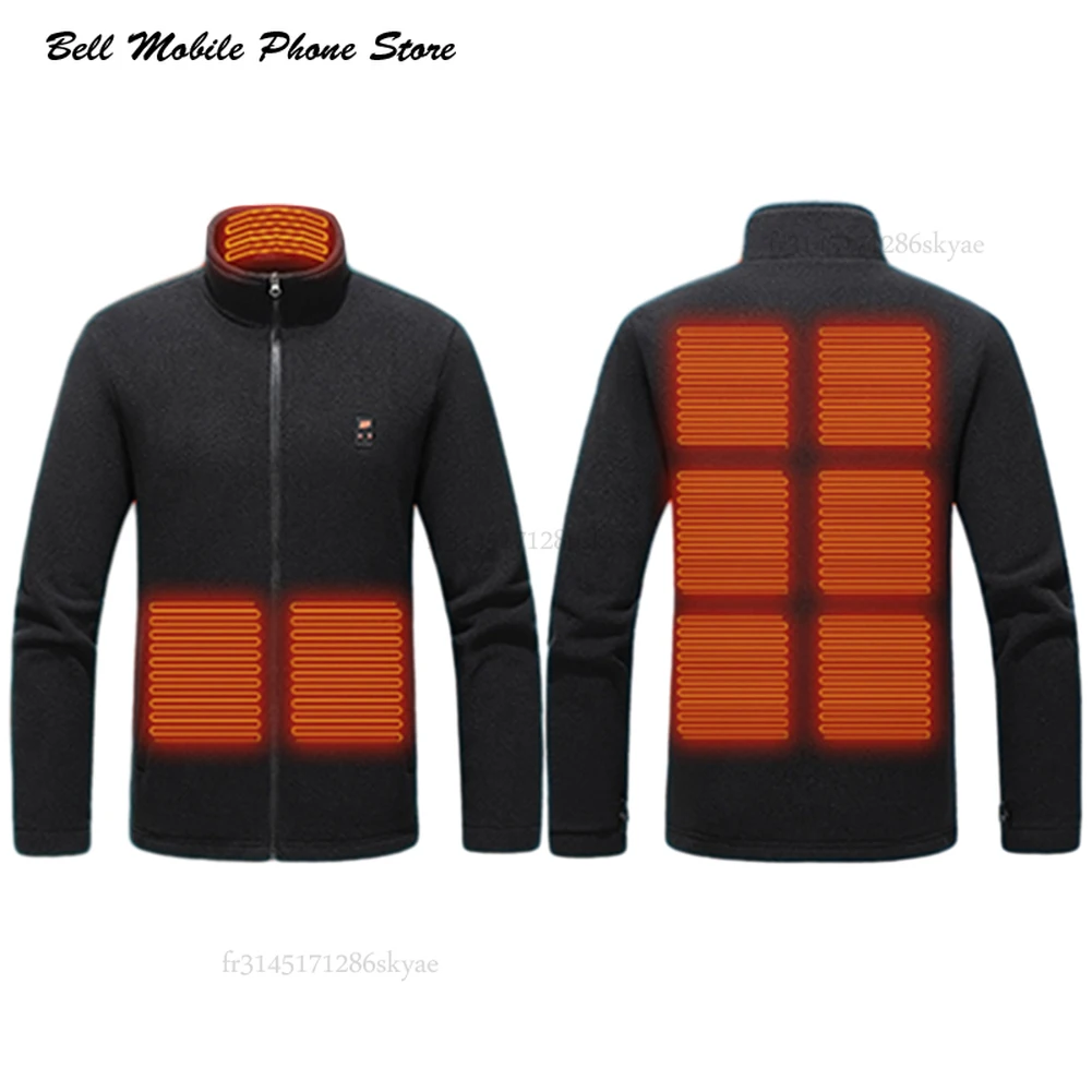 9-Heated-Area-Heated-Jacket-USB-Charging-Insulated-Jackets-Waterproof ...