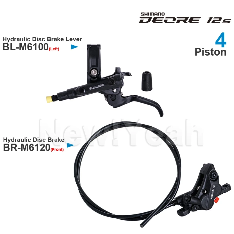 SHIMANO-DEORE-M6100-M6120-Hydraulic-Disc-Brake-4-Piston-with-M6100 ...