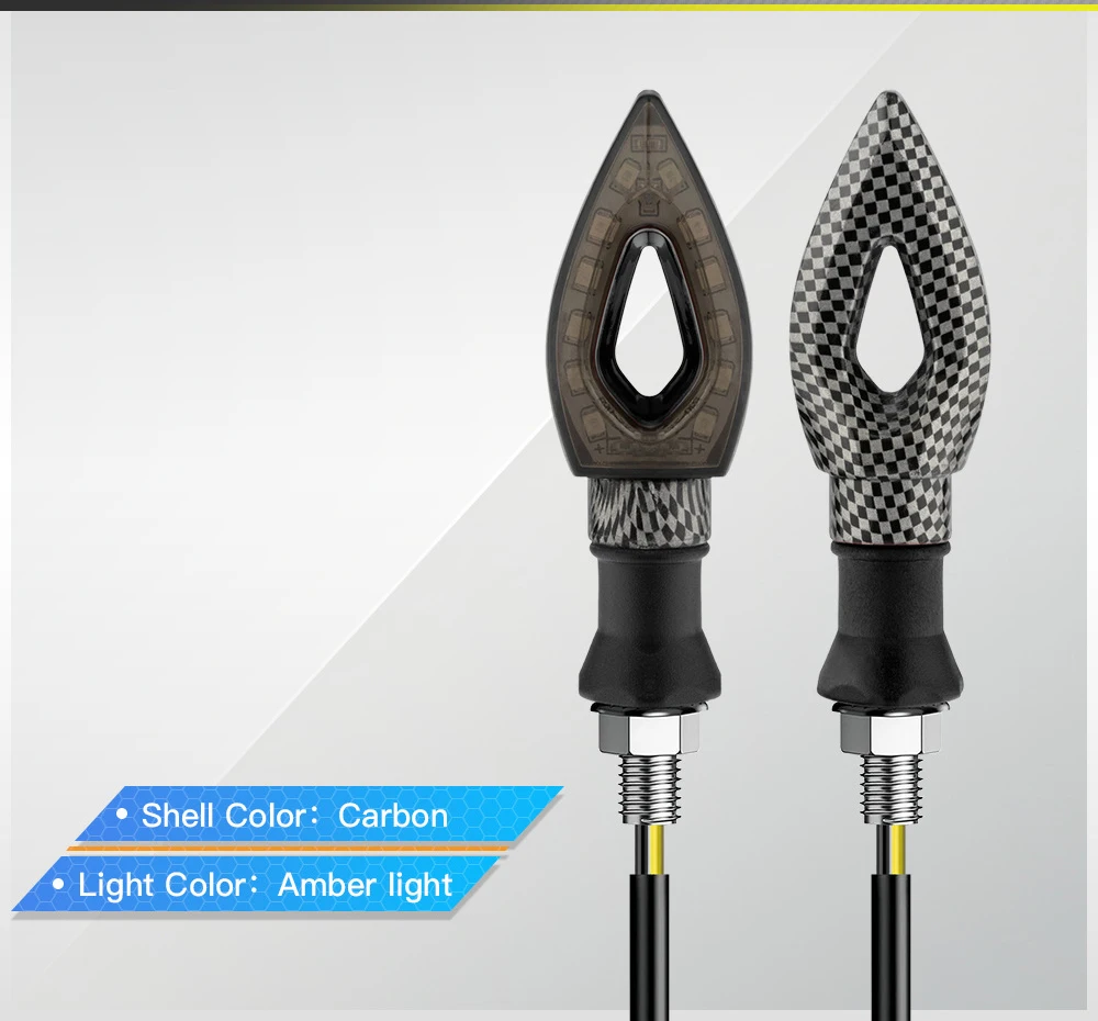 Motorcycle-modification-accessories-peach-shaped-hollow-LED-turn-signal ...