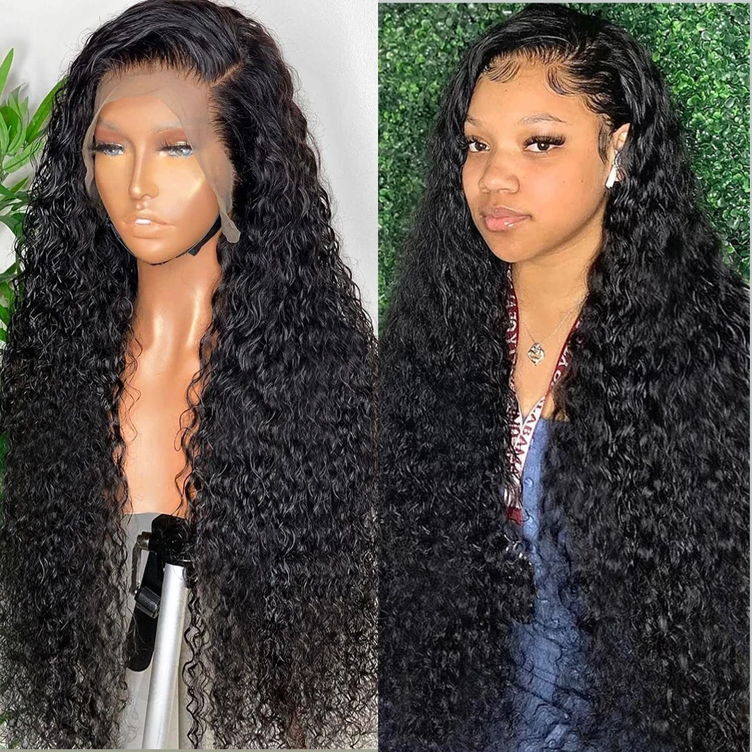 Luvin 30 40 Inch Loose Deep Wave 200 Density 13x6 Hd Lace Front Human ...