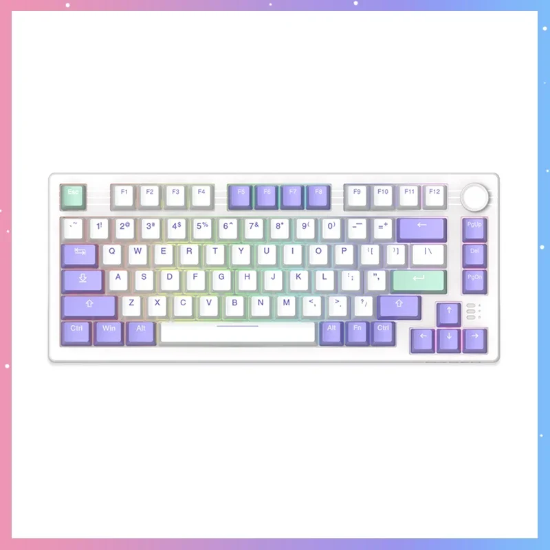 Dareu-EK75-Mechanical-Keyboard-3-mode-Wireless-80key-PBT-Keycap-RGB ...