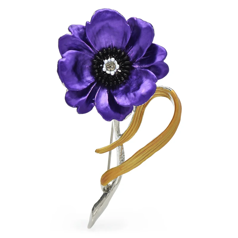 Wuli-baby-Purple-Flower-Brooches-For-Women-Unisex-New-Design-Beauty ...