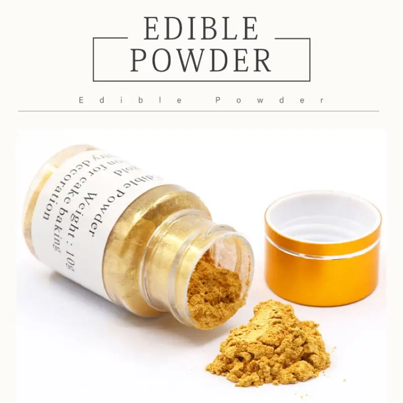 10g White Color Edible Food Powder For Decorating Chocolate Cake Arts ...