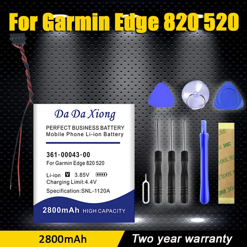 New-2800mAh-361-00043-00-Battery-for-Garmin-Edge-Explore-820-Edge-520 ...