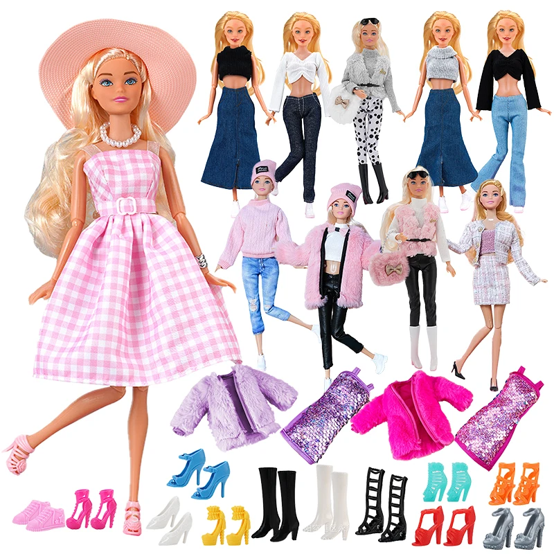 Ropa-de-mu-eca-de-25-estilos-traje-de-vestido-abrigo-de-moda-adecuado ...