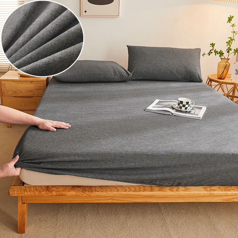 100% Cotton Bed Sheets Sabanas Cama 150 Solid Color Bed Cover 180x200 ...