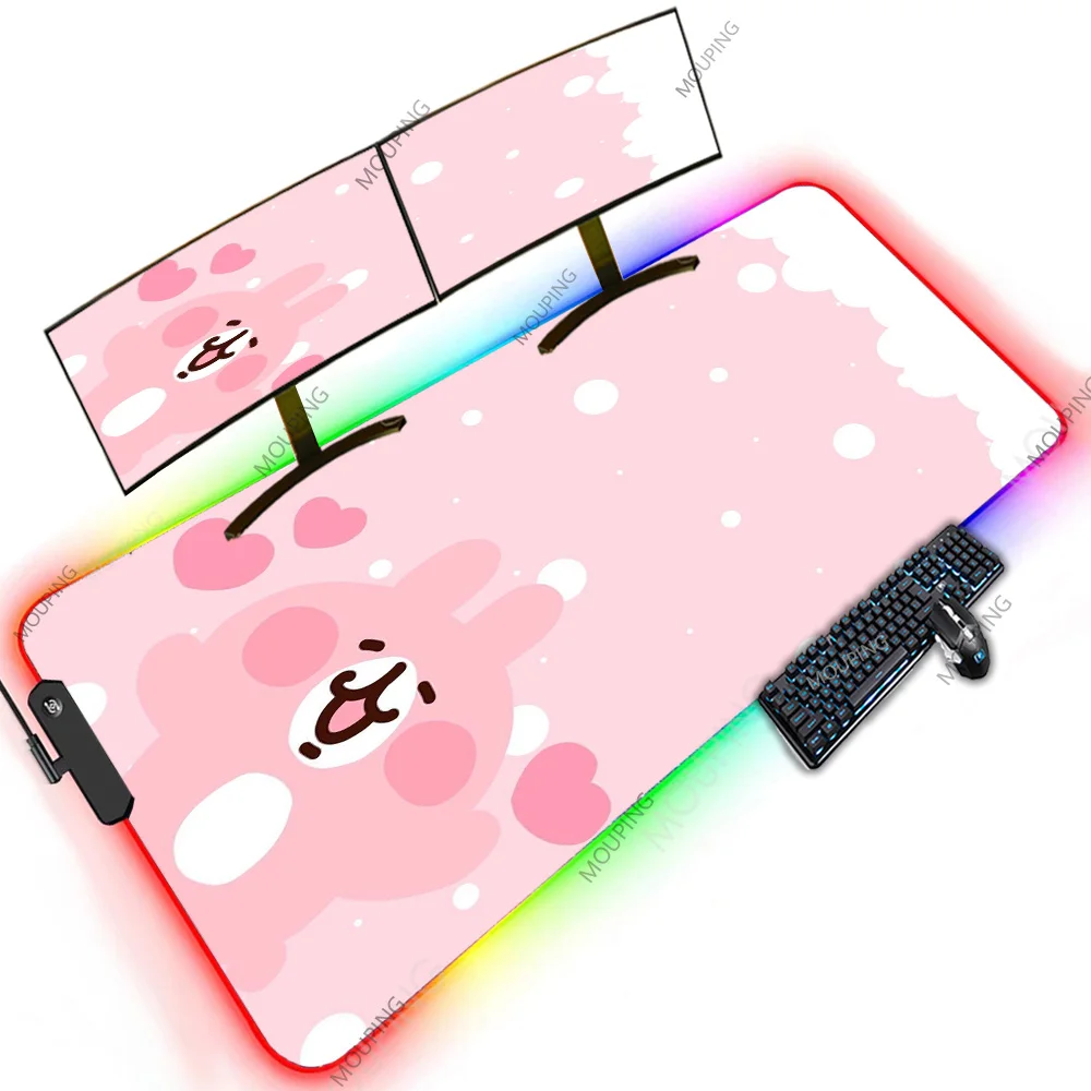Pink gamer gabinete bonito estilo acessórios para pc gaming mouse pad ...