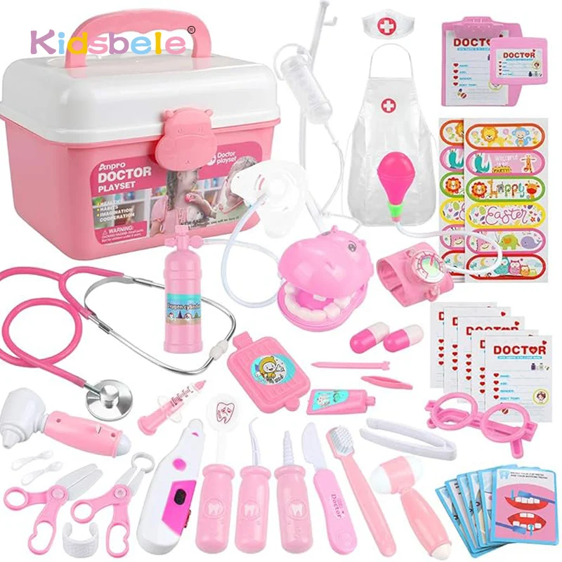 Doctors-Set-For-Kids-Medical-Toy-Real-Stethoscope-Doctor-Suit-Medicine ...