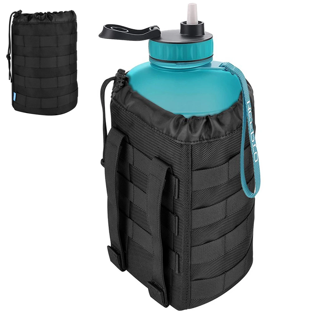 Tactical-Water-Bottle-Pouch-Military-Drawstring-Kettle-Bag-Large ...