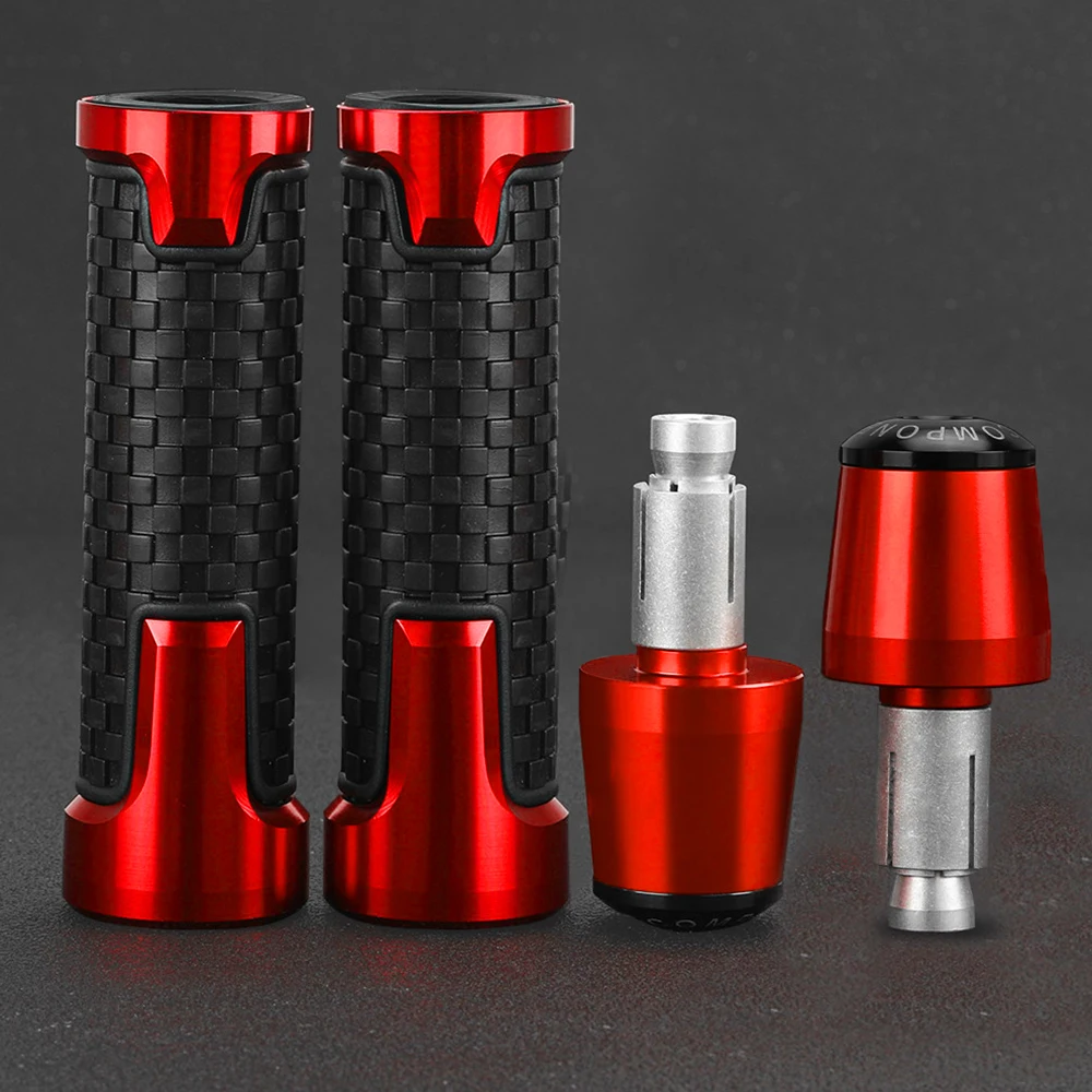 New-Motorcycle-Handlebar-Grips-Handle-grip-Ends-Plug-Slider-Caps-For ...
