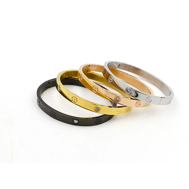 Stainless Steel Screws Bangle Bracelets Screw Screw Love Bangle Bracelet Fashion Aliexpress