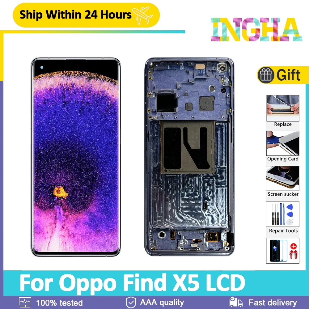 Original-AMOLED-6-55-For-OPPO-Find-X5-LCD-Display-Touch-Screen ...