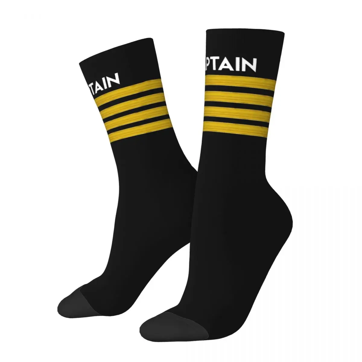 Captain-Stripes-Airplane-Pilot-Kawaii-Socks-School-Cartoon-Pattern ...