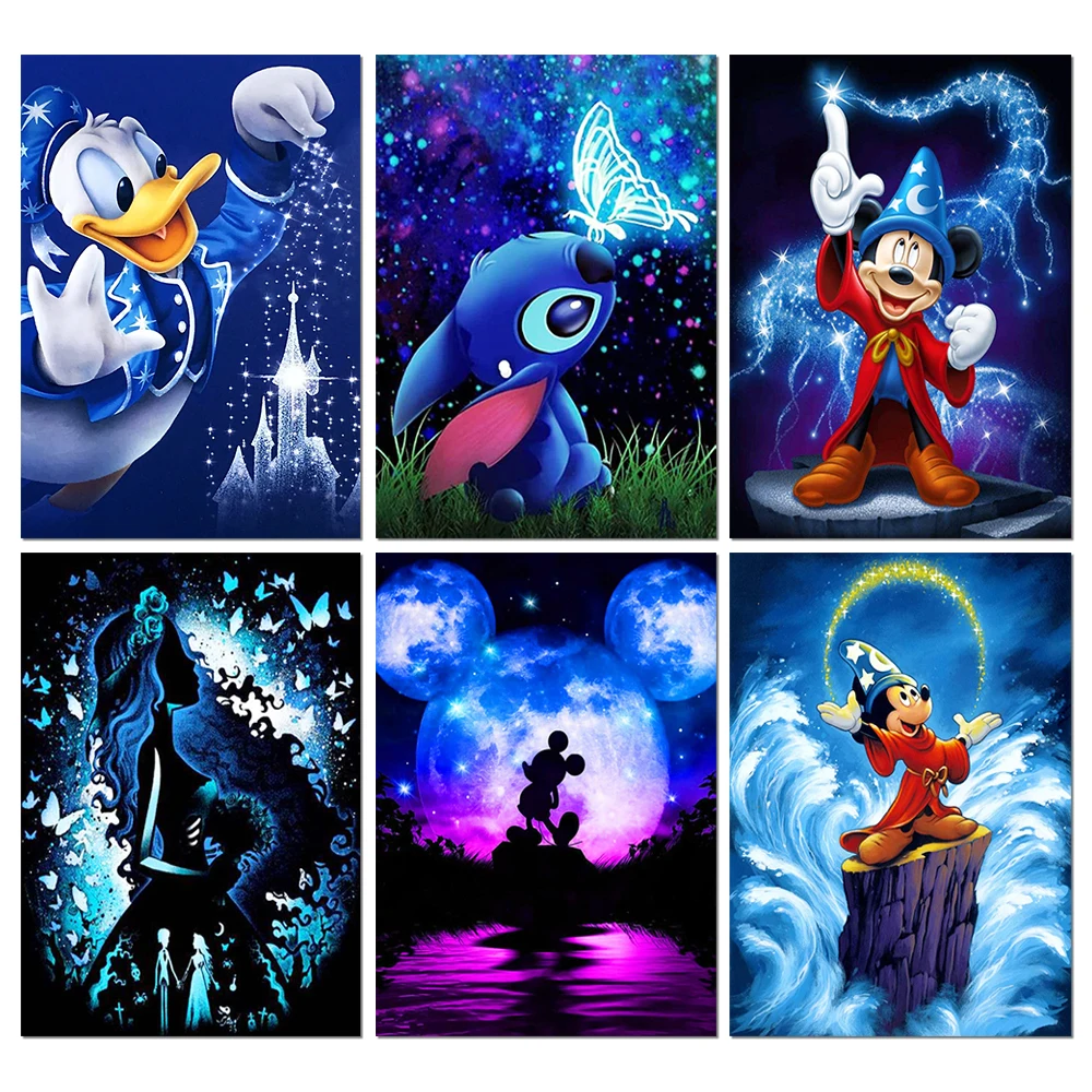 Disney-Diamond-Painting-Cartoon-Moon-Princess-Mosaic-Embroidery-Diamond ...