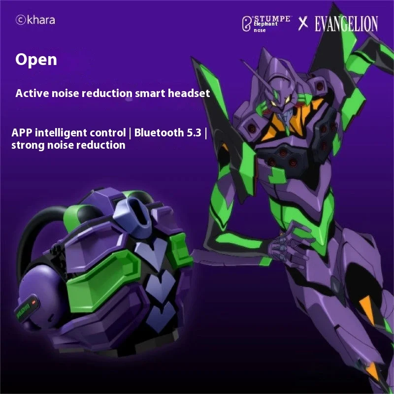 2024-New-Edition-Elephant-Nose-Eva-01-Open-Bluetooth-Earphone-Hanging ...