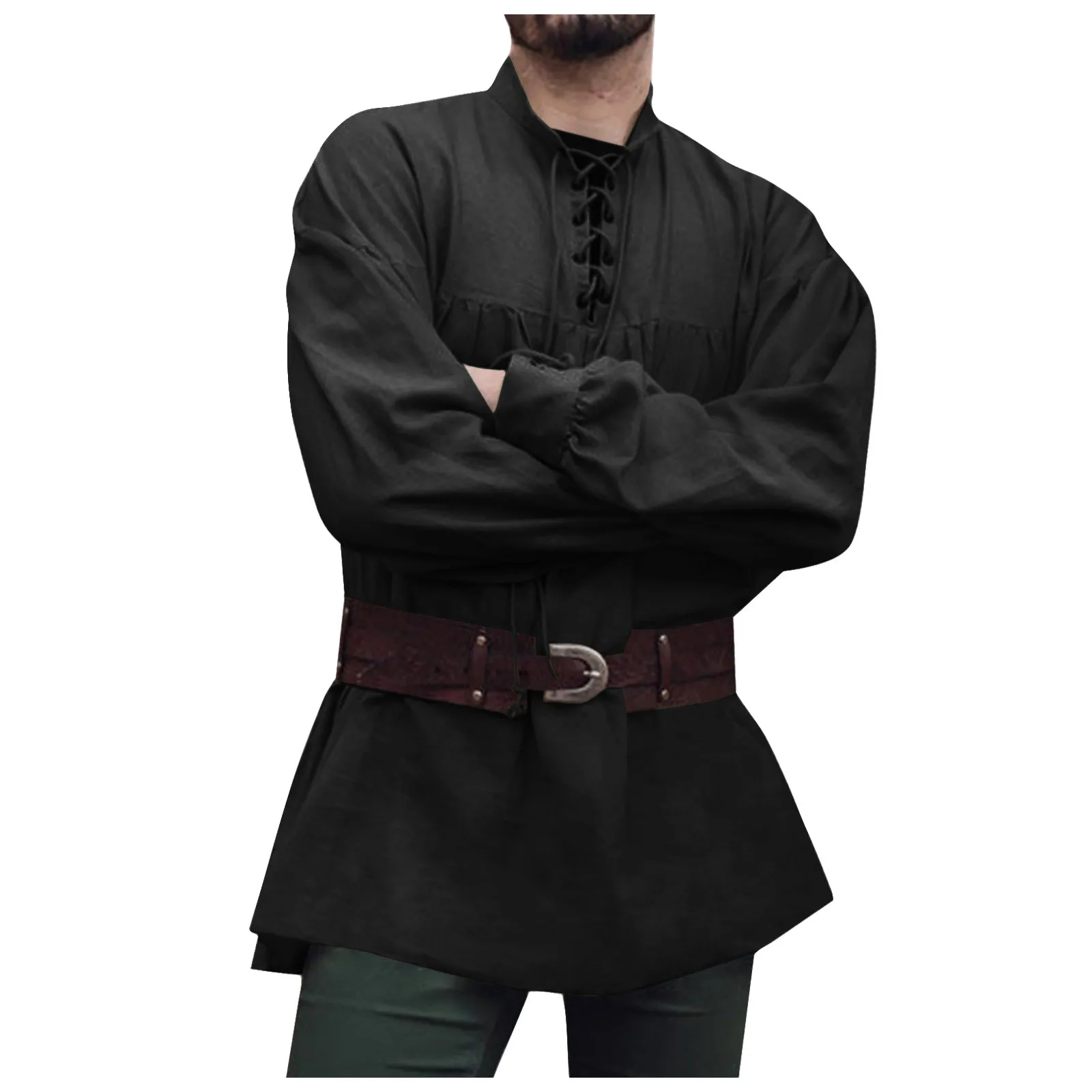 Fashion-Korean-Social-Clothes-Medieval-Clothing-Men-S-Vintage-Stand-Up ...