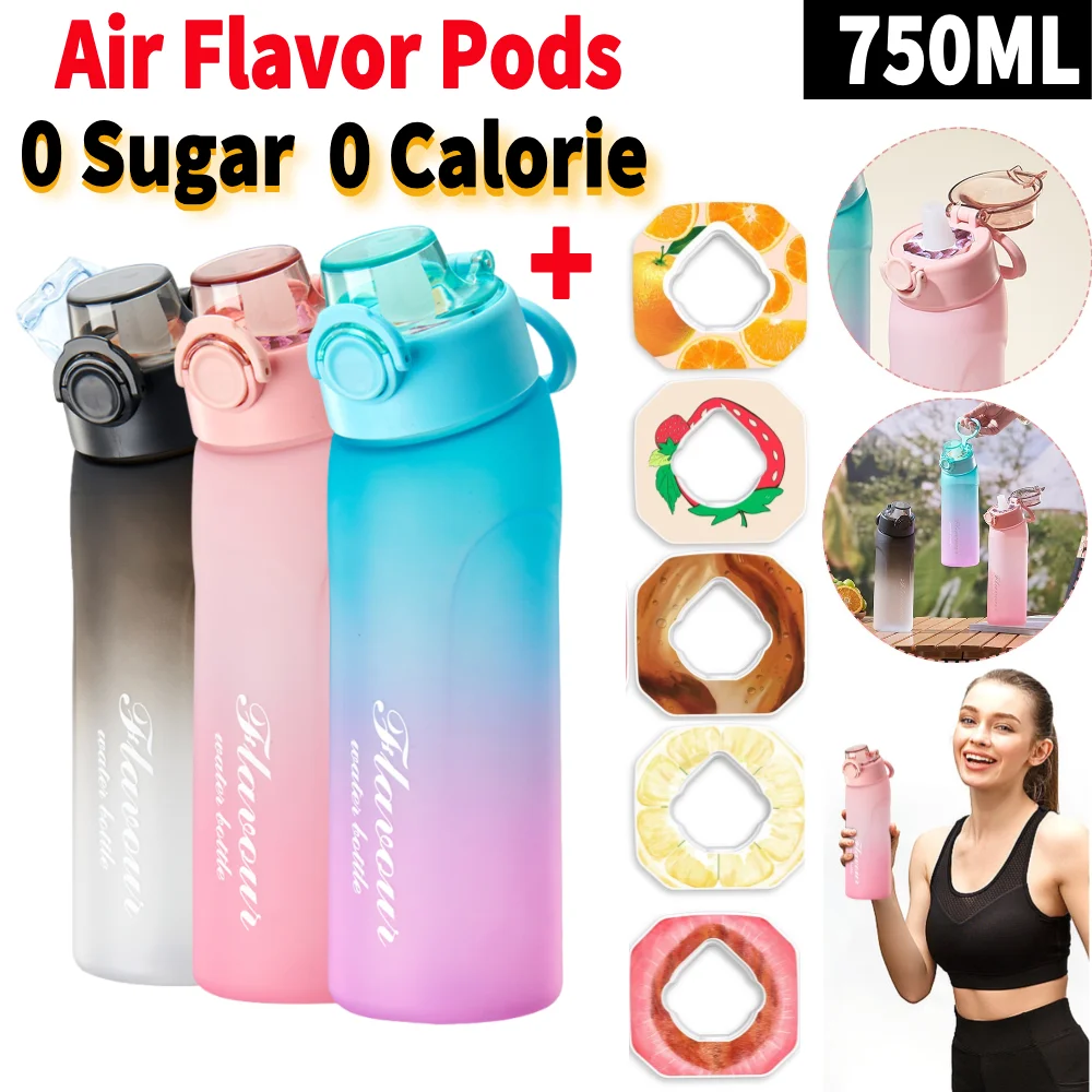 750ML-Sports-Air-Water-Bottle-Lockable-Starter-Up-Water-Bottles-Leakproof-Fruit-Fragrance-Water ...