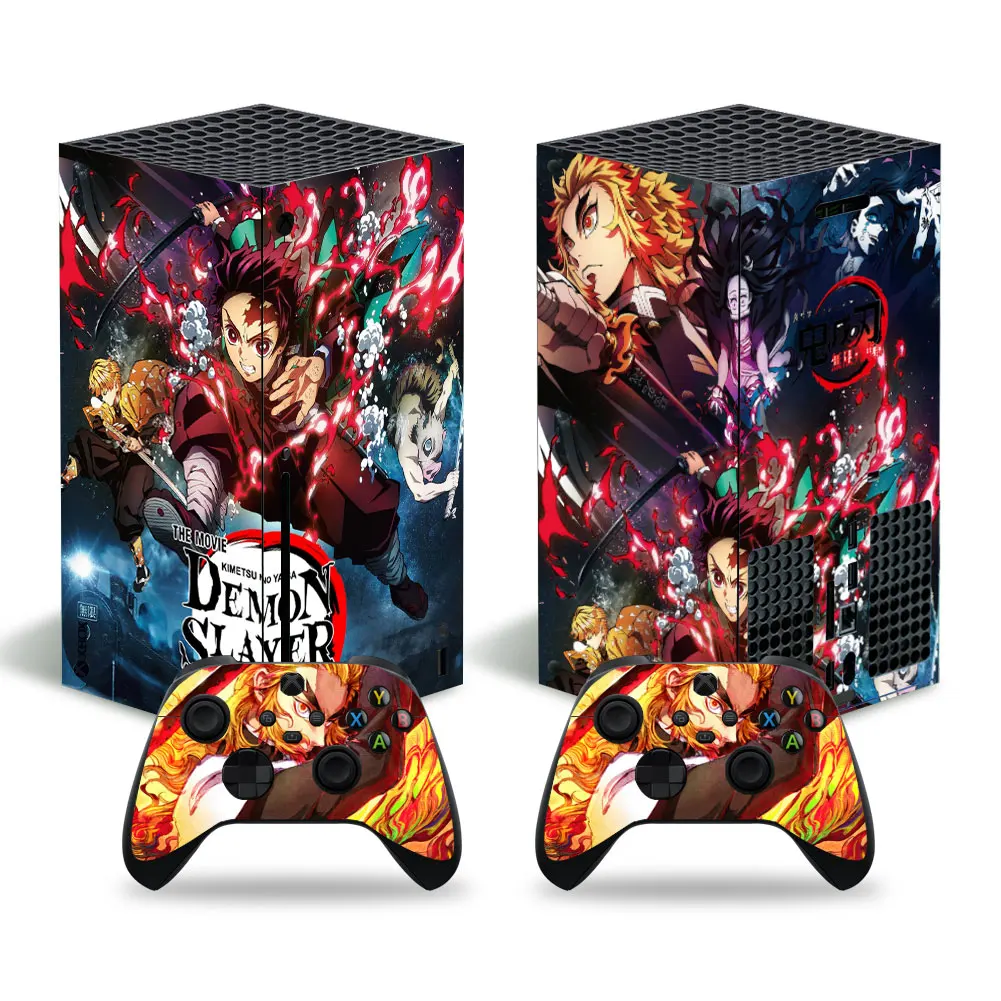 Demon Slayer XSX skin Sticker Decal Cover for Xbox Series X Console and ...