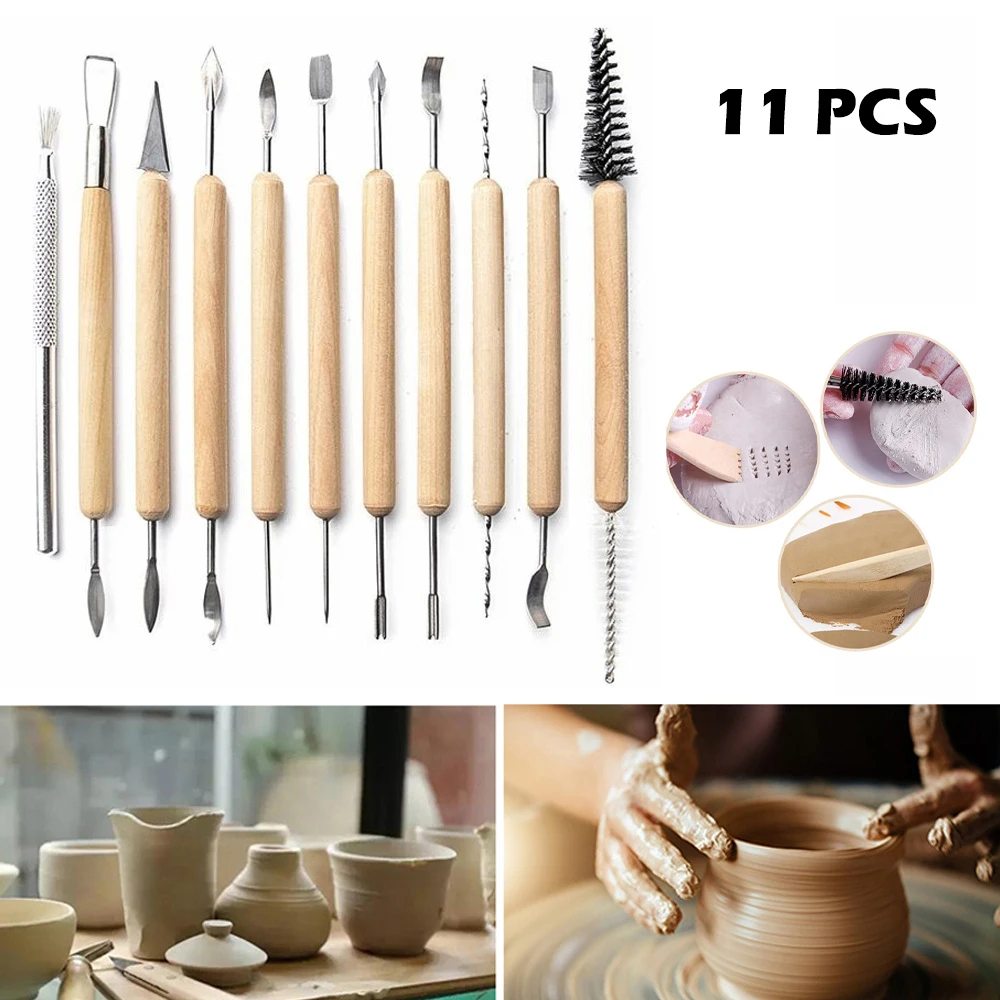 5-11-PCS-Clay-Ceramics-Molding-Tools-Set-DIY-Hand-Carving-Knife-Pottery ...