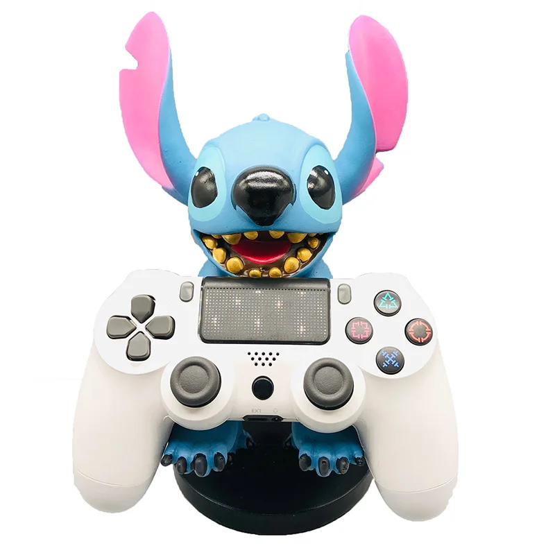 Disney Lilo Stitch Phone Holder Model Figure Cartoon Gamepad Stand ...