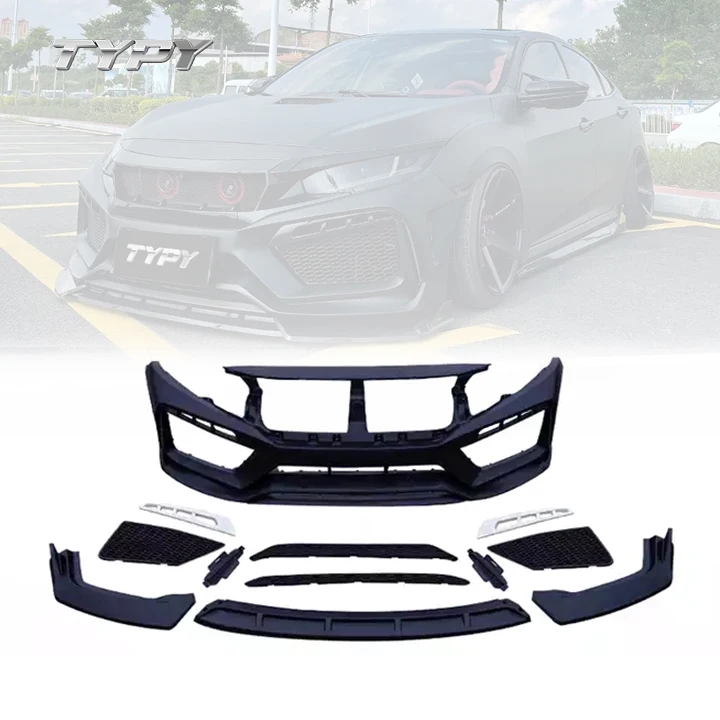 Car-Body-Kit-Front-Bumper-Parts-Modified-RS-Front-Bumper-complete-body ...