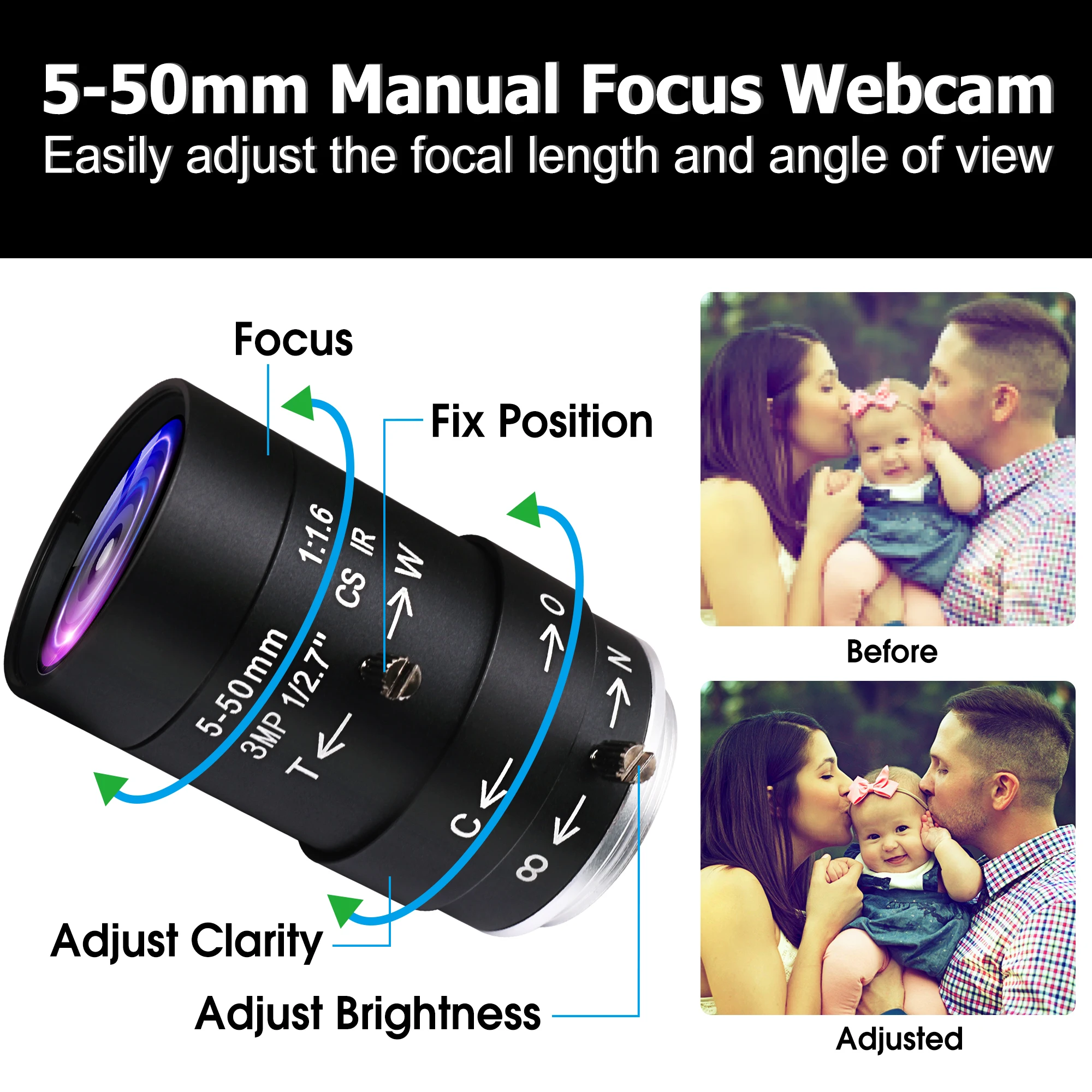 CCTV-Security-Camera-Lens-10X-Zoom-Lens-Full-HD-5-50mm-Varifocal-Lens ...