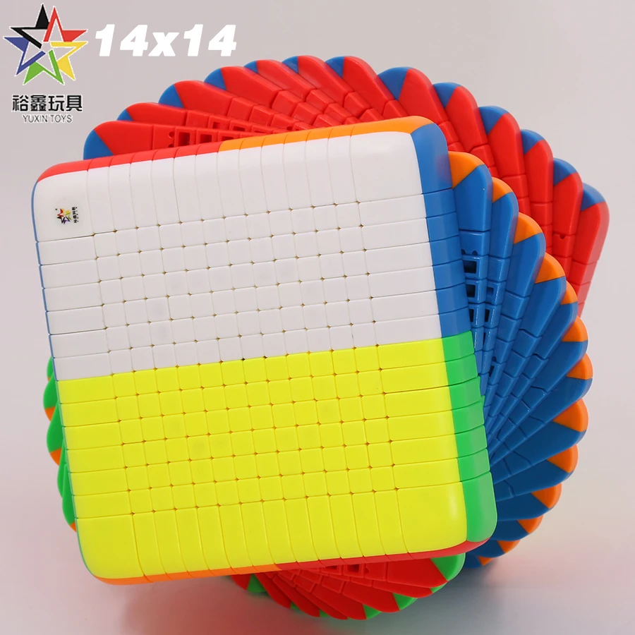 YuXin-HuangLong-Magic-Cube-14x14-Flagship-Stickerless-14x14x14 ...
