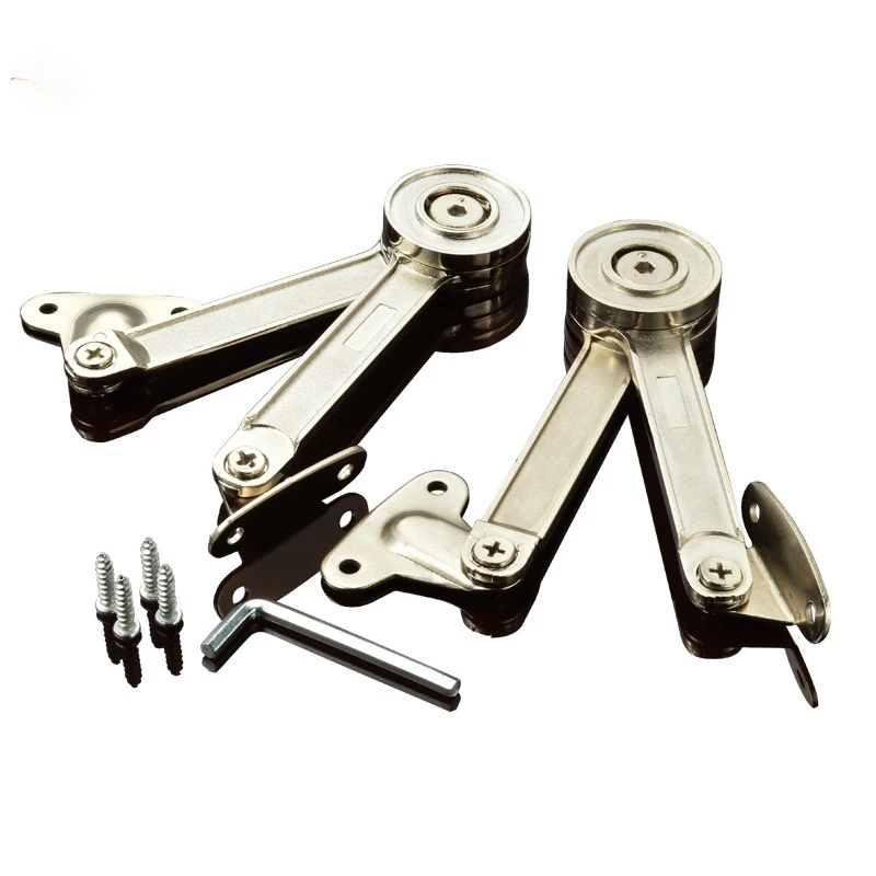 2 Packs Heavy Duty Lid Support Hinges For Kitchen Cabinet Randomly Stop ...