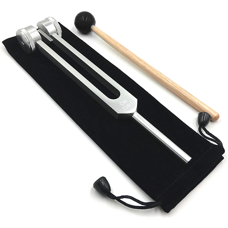 OM136-1Hz-Aluminum-Alloy-Musical-Tuning-Fork-Instrument-Kit-for-Sound ...