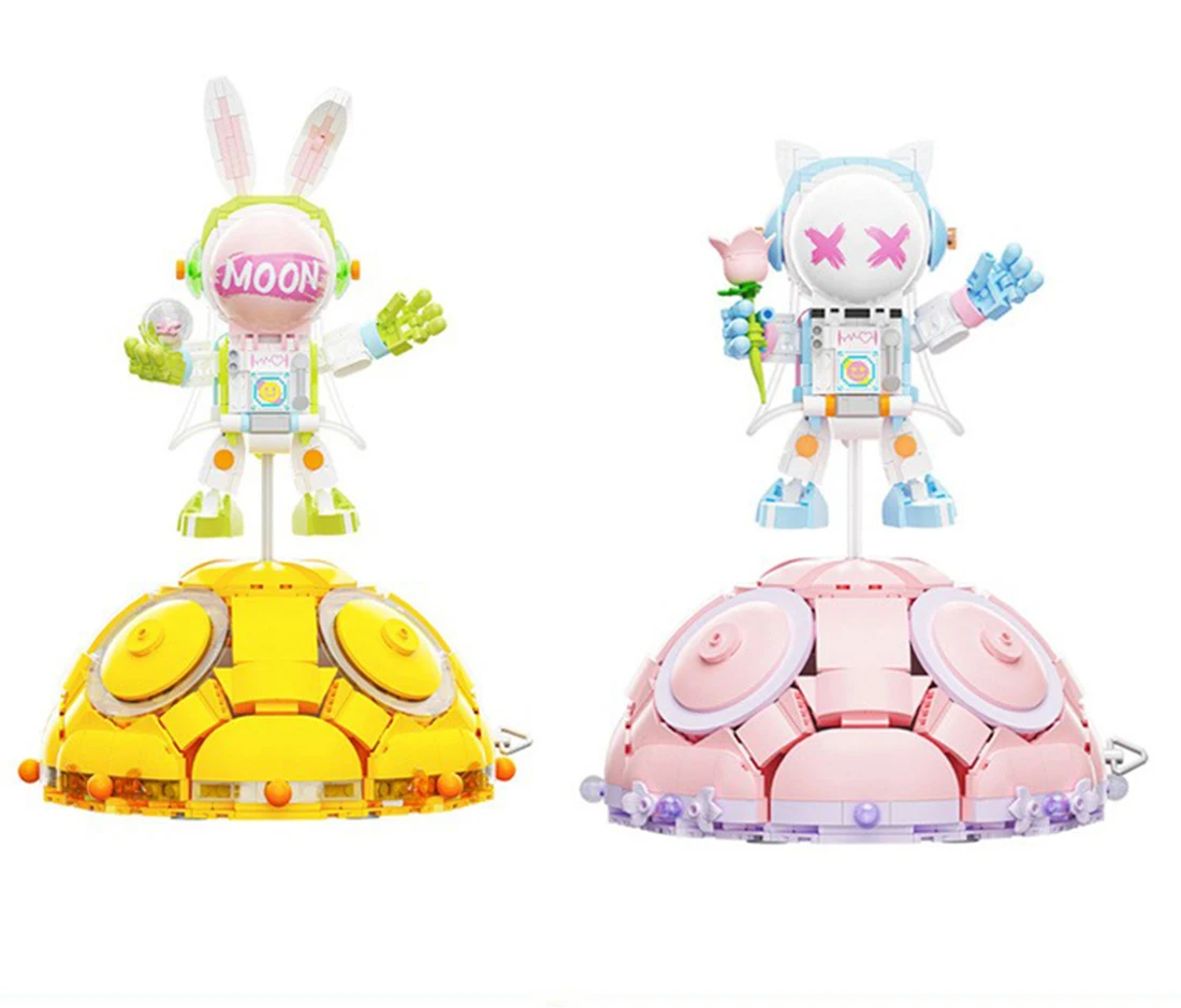 DIY-Journey-To-The-Moon-Building-Blocks-Rabbit-Astronaut-Rotating-Music ...