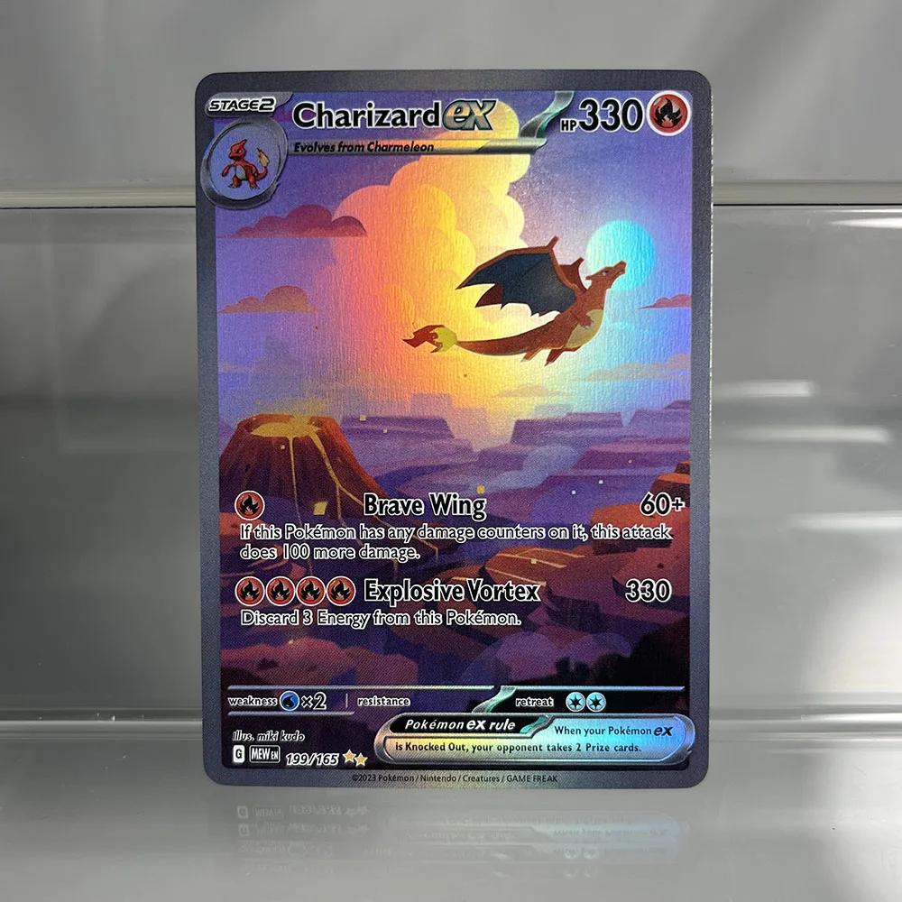 Pokémon Cards Sun & Moon Foil Flash Cards Charizard & Braixen lono ...