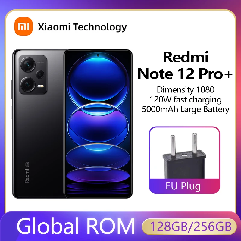 Rom global xiaomi redmi note 12 pro + 5g mobilephone dimensionity 1080 ...