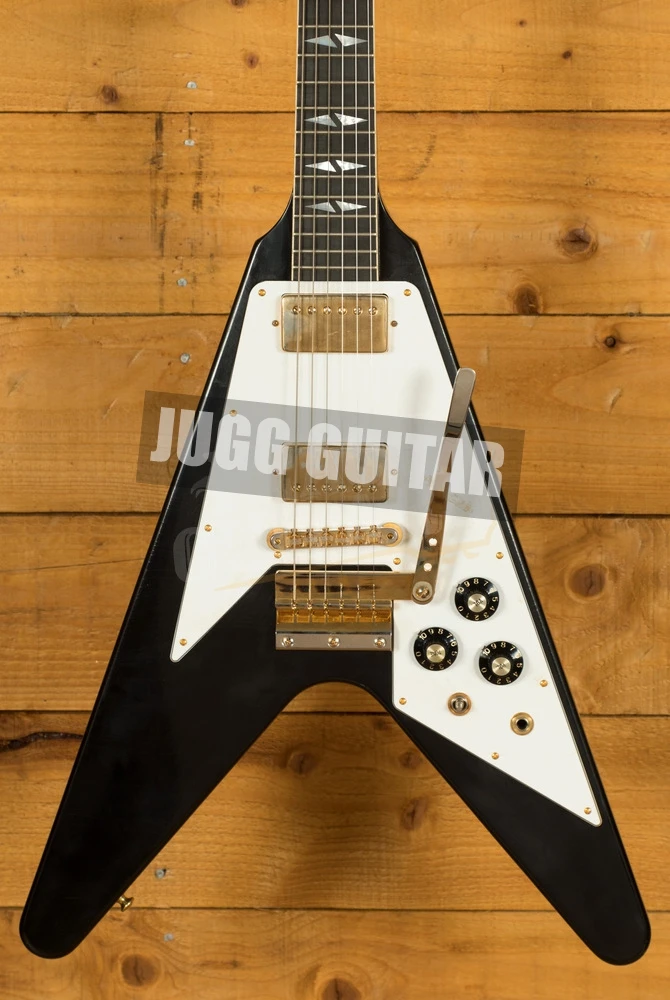 Flying V Guitar | Electric Guitar | Vibrola | Tuners - 1968 Black V ...