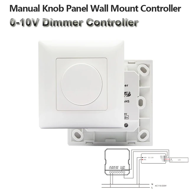 0-10V Led Dimmer Modul 220 V 230 Ac Relé Kimeneti Gomb-Panel Falra ...