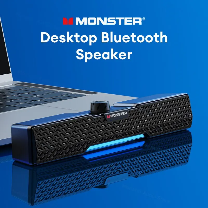 Monster-G02MK-Bluetooth-Speaker-Bluetooth-5-3-Wired-Universal-Desktop ...