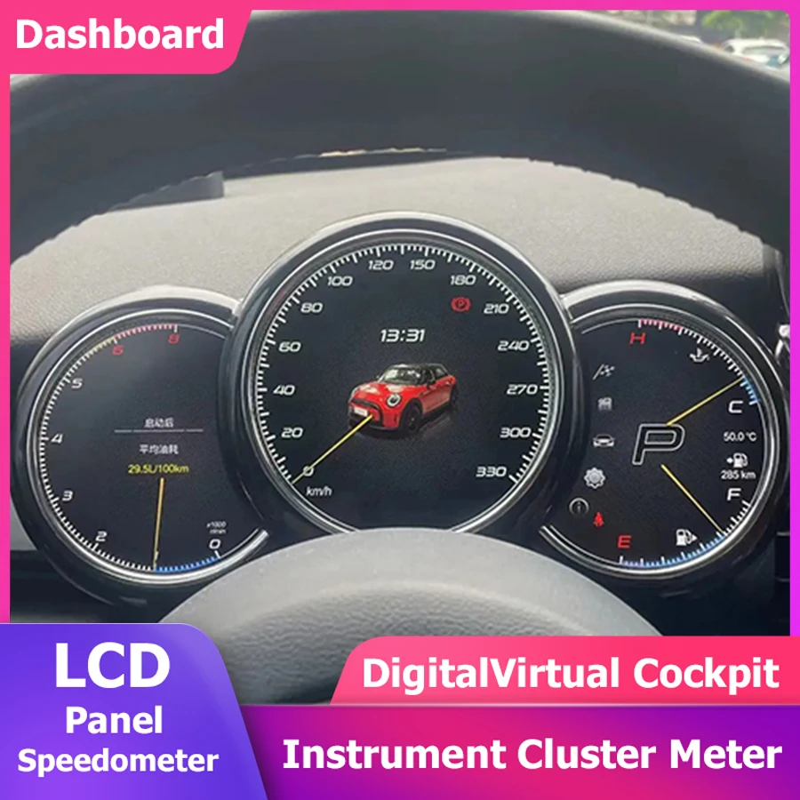 For BMW Mini Cooper 04-23 R56 R55 R57 F56 F57 F58 Digital LCD ...