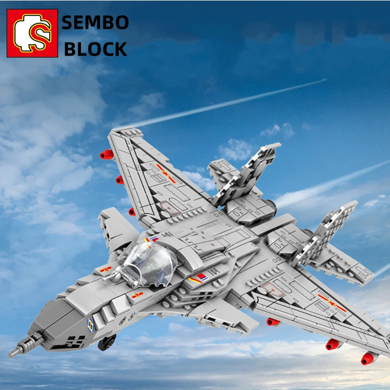 SEMBO-J-15-aircraft-building-block-8-and-1-combination-model-cool ...