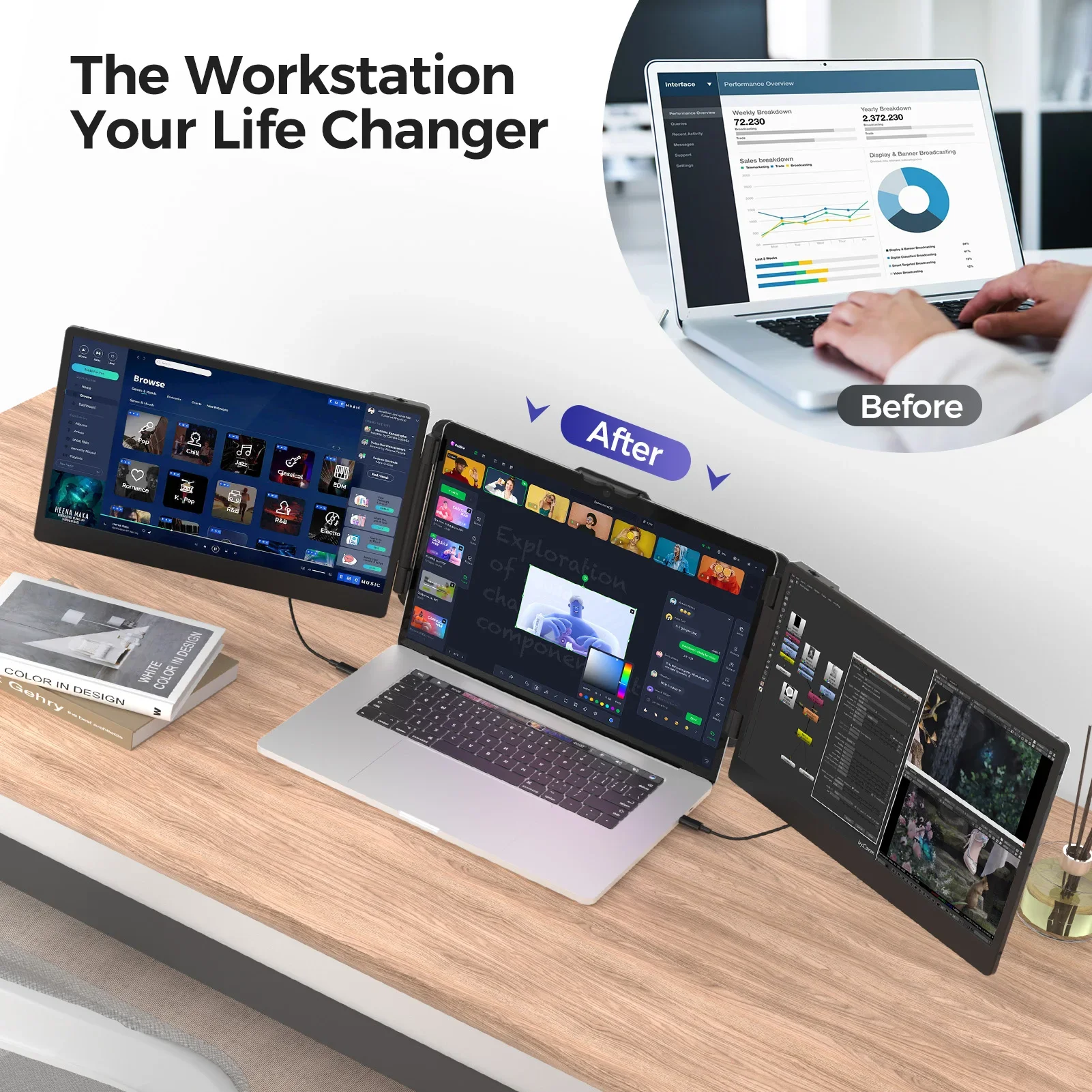 14-Inch-Laptop-Single-Dual-Monitor-1920-1080-IPS-P2S-Portable-Monitor ...