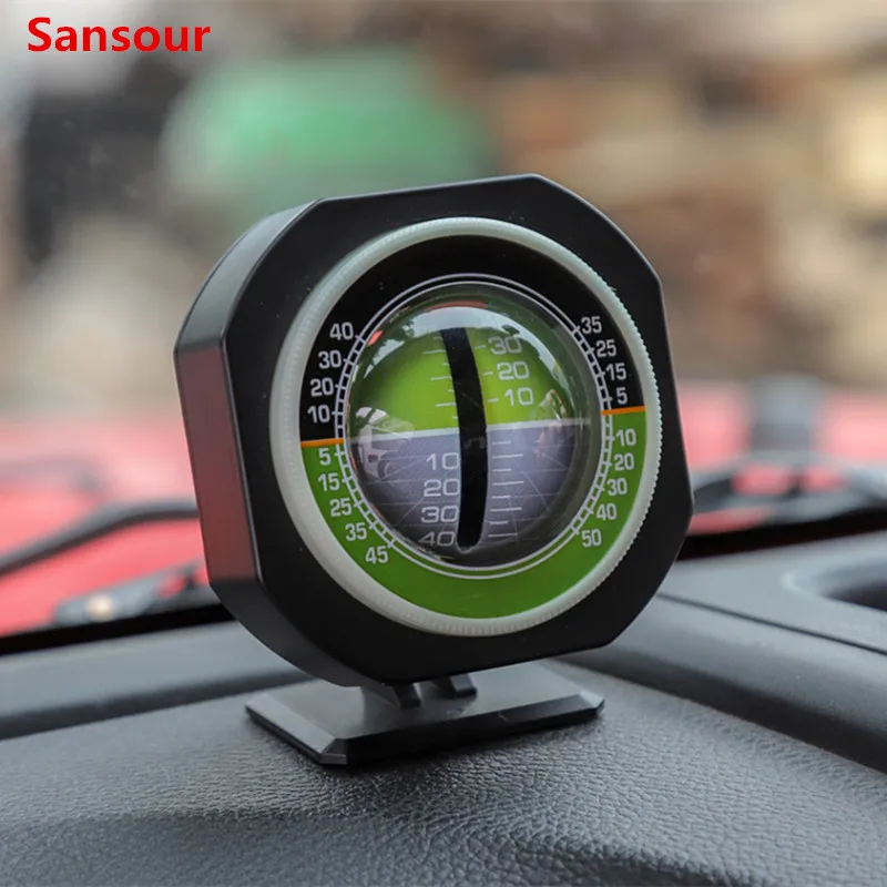 Sansour-Car-Compass-High-precision-Built-in-LED-Auto-Slope-Meter-Level ...
