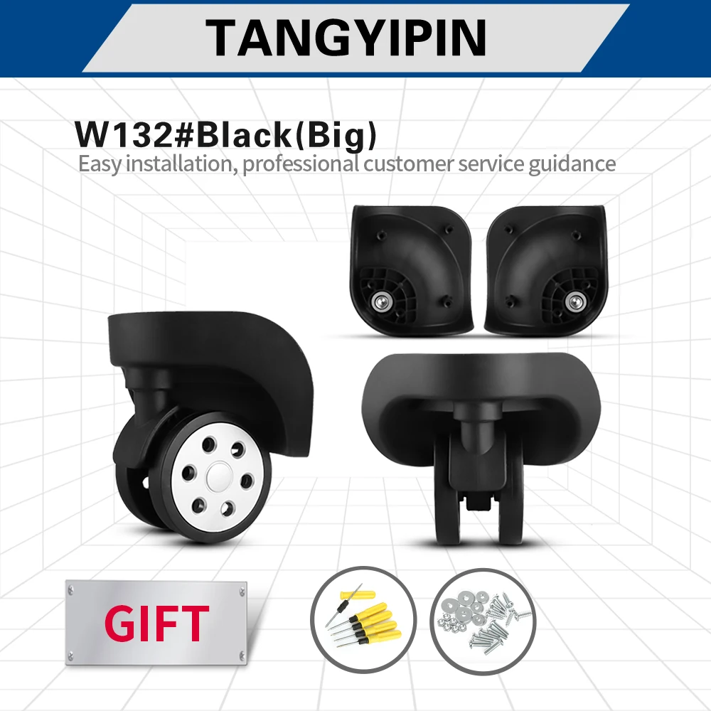 W132-Luggage-Universal-Wheels-Suitcases-Trolley-Case-Accessories ...
