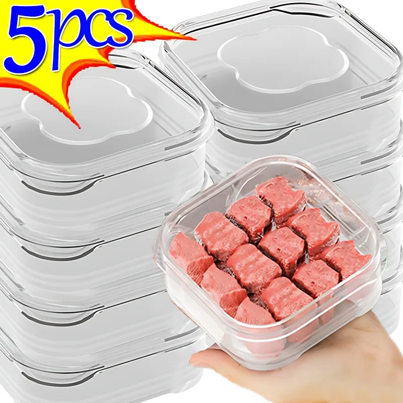 Refrigerator-Meat-Food-Preservation-Box-Transparent-Storage-Box-Food ...